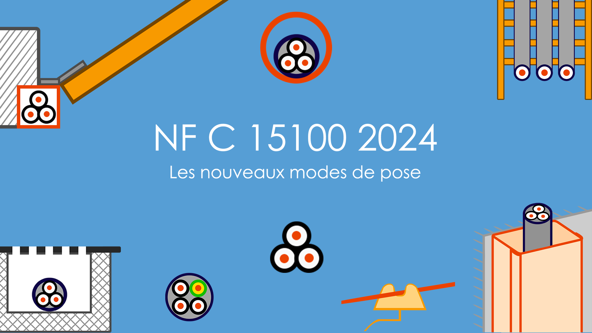 Les modes de pose de la NF C15-100 2024